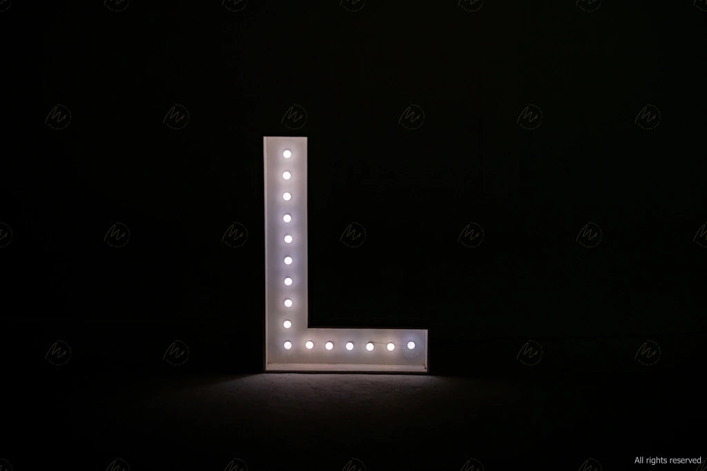 Large Marquee Letter L – Mangalasootra