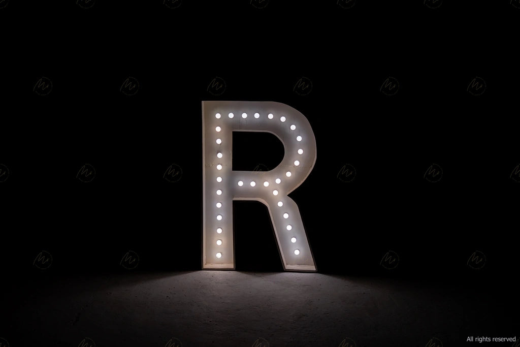 Large Marquee letter R – Mangalasootra