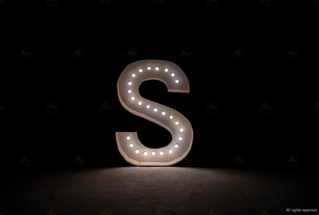 Large Marquee letter S – Mangalasootra