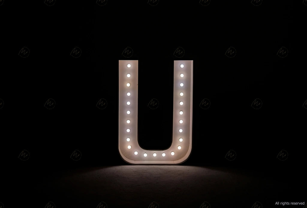 Large Marquee letter U – Mangalasootra